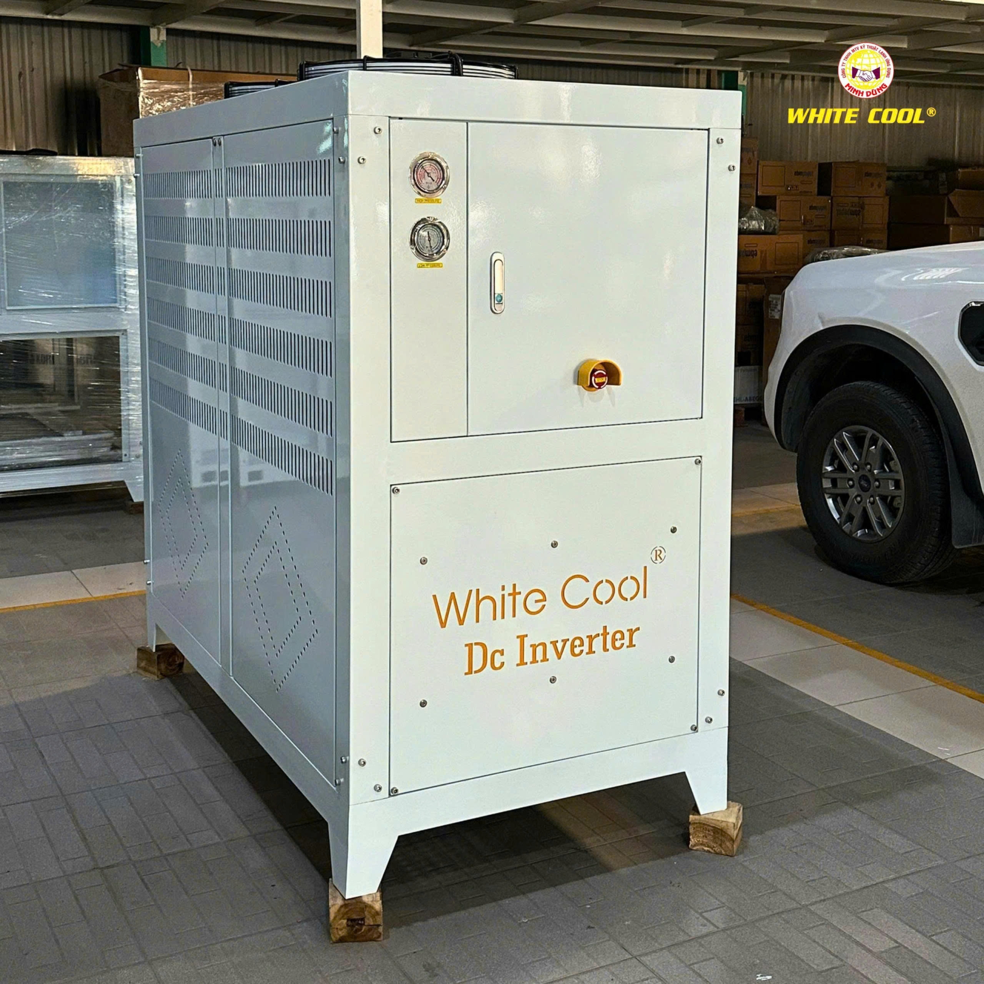 WHITE COOL HAS 10HP DC INVERTER CHILLER WITH INTEGRATED TANK IN STOCK ...