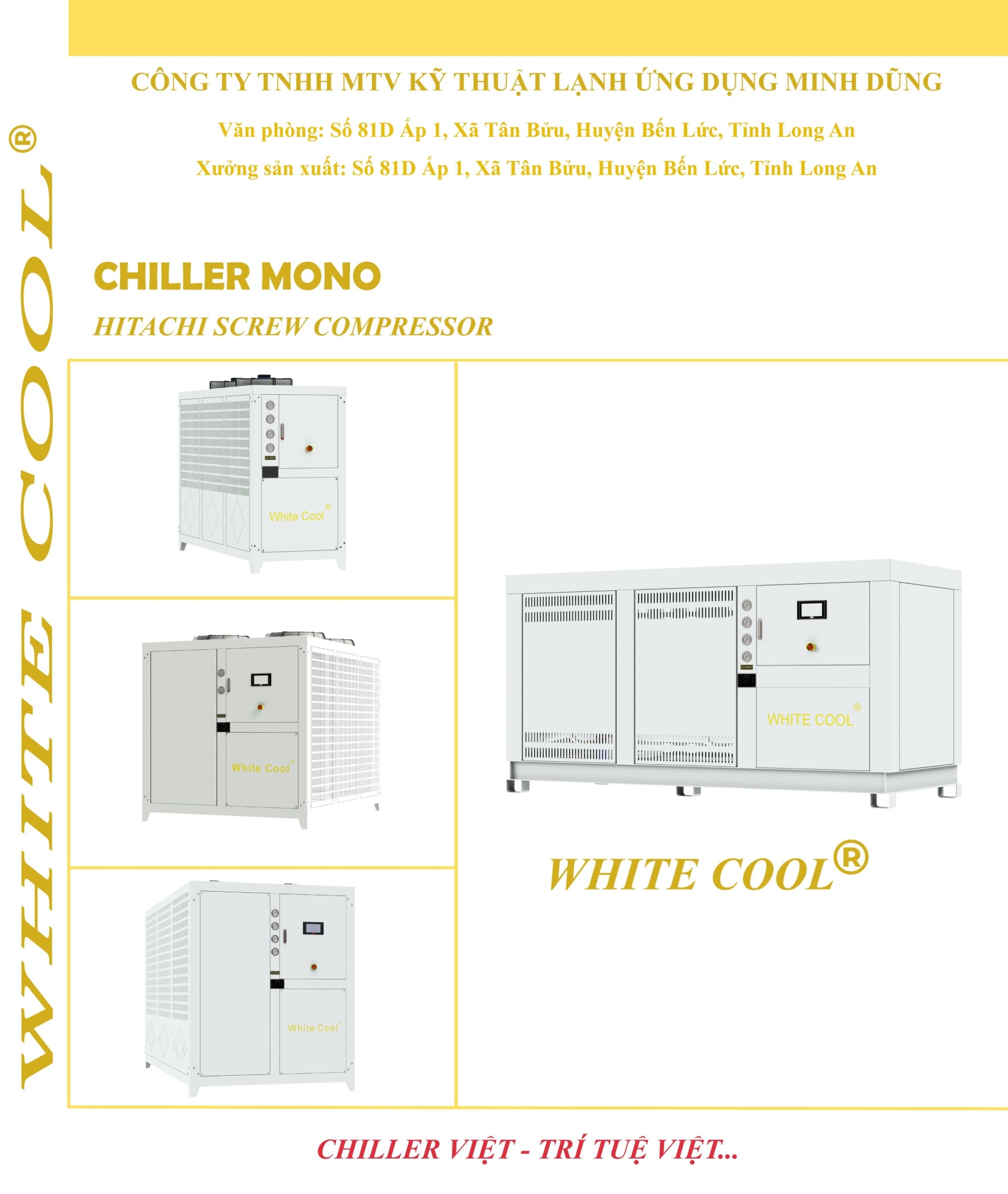 CATALOGUE CHILLER MONO WHITECOOL (HITACHI)