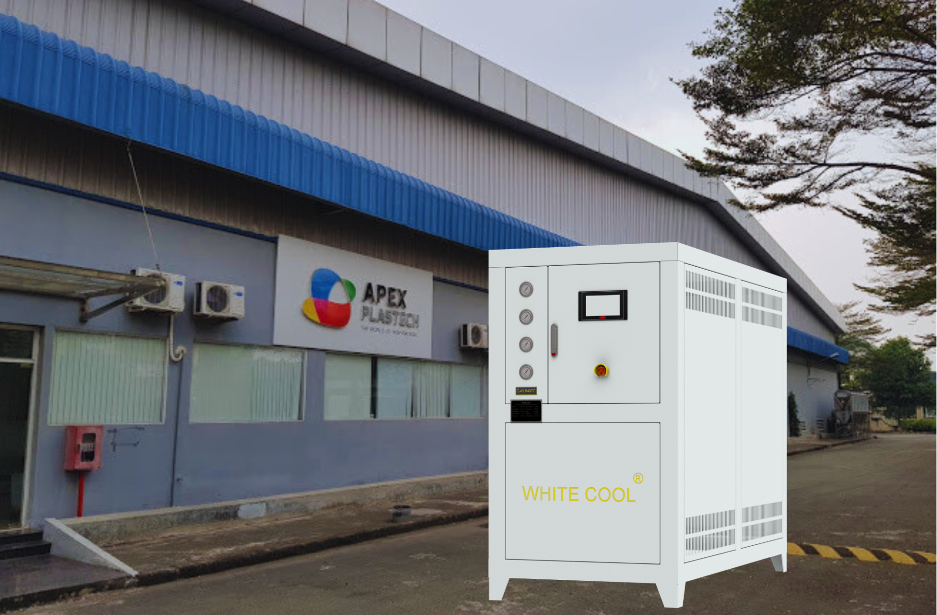 CUNG CẤP MÁY LÀM LẠNH NƯỚC 30HP - NƯỚC GIẢI NHIỆT - TÍCH HỢP BỒN - CÔNG ...